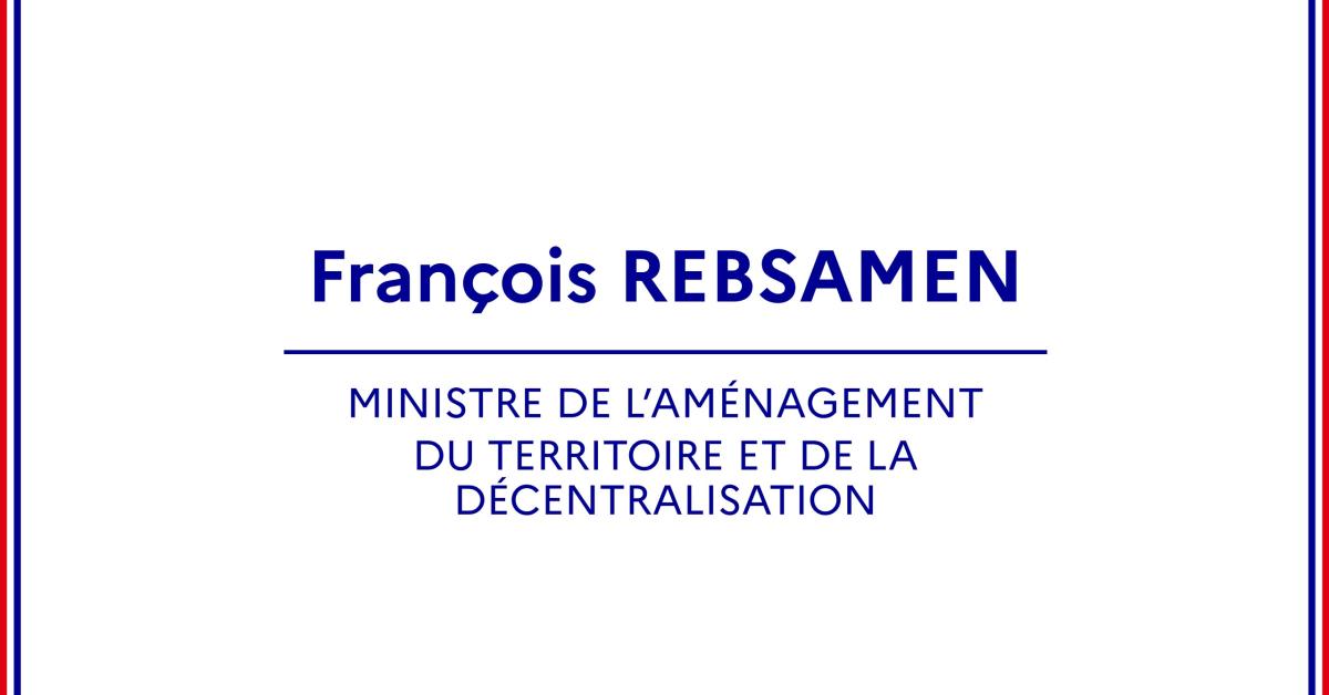 François Rebsamen | Ministères Aménagement du territoire Transition ...